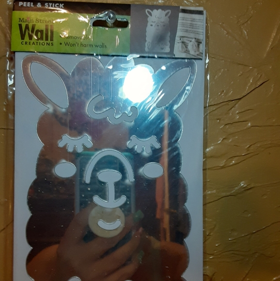 Wall Decor | Lama Mirror Wall Decal Sticket | Poshmark